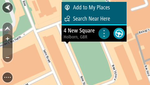 Como planejar um percurso usando o mapa