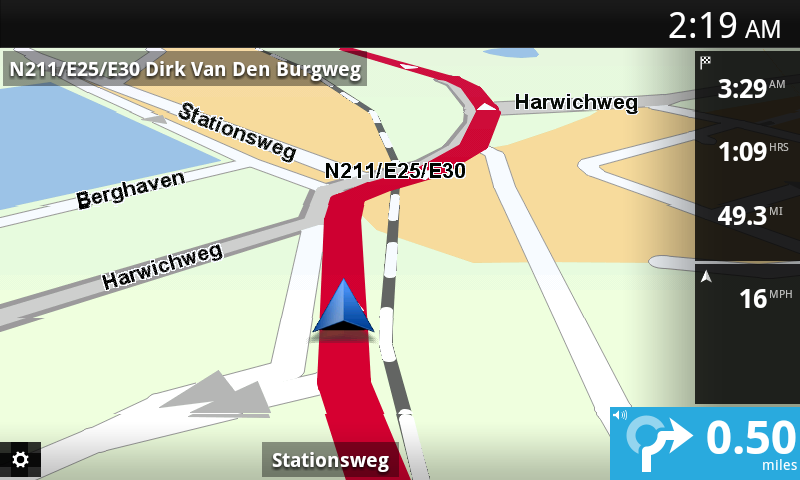 Informatie over Geavanceerde rijstrookaanwijzingen